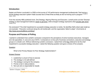 Poll: Causes of Poor Strategy ImplementationStrategy Execution Poll And Comments | PDF