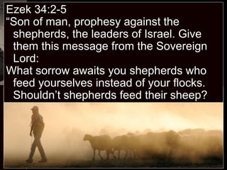 How to shepherd the flock of God in the church | PPT