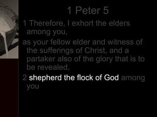 How to shepherd the flock of God in the church | PPT