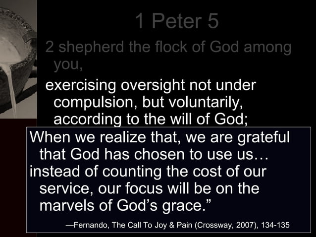 How to shepherd the flock of God in the church | PPT