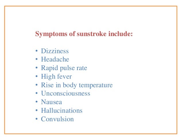 Heatstroke ///// Sunstroke