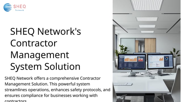 SHEQ Network's Contractor Management System Solution | PPT