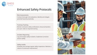 SHEQ Network's Contractor Management System Solution | PPTX