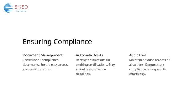 SHEQ Network's Contractor Management System Solution | PPT