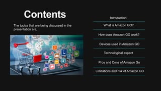 Amazon Go Shopping Technolgy Presentation | PPTX