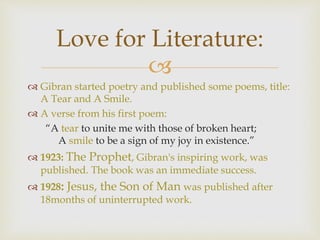 Khalil Gibran | PPTX