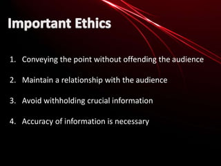 Ethics in business communication | PPTX