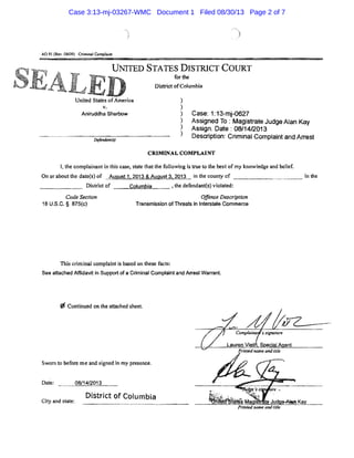 Sherbow affidavit | PDF