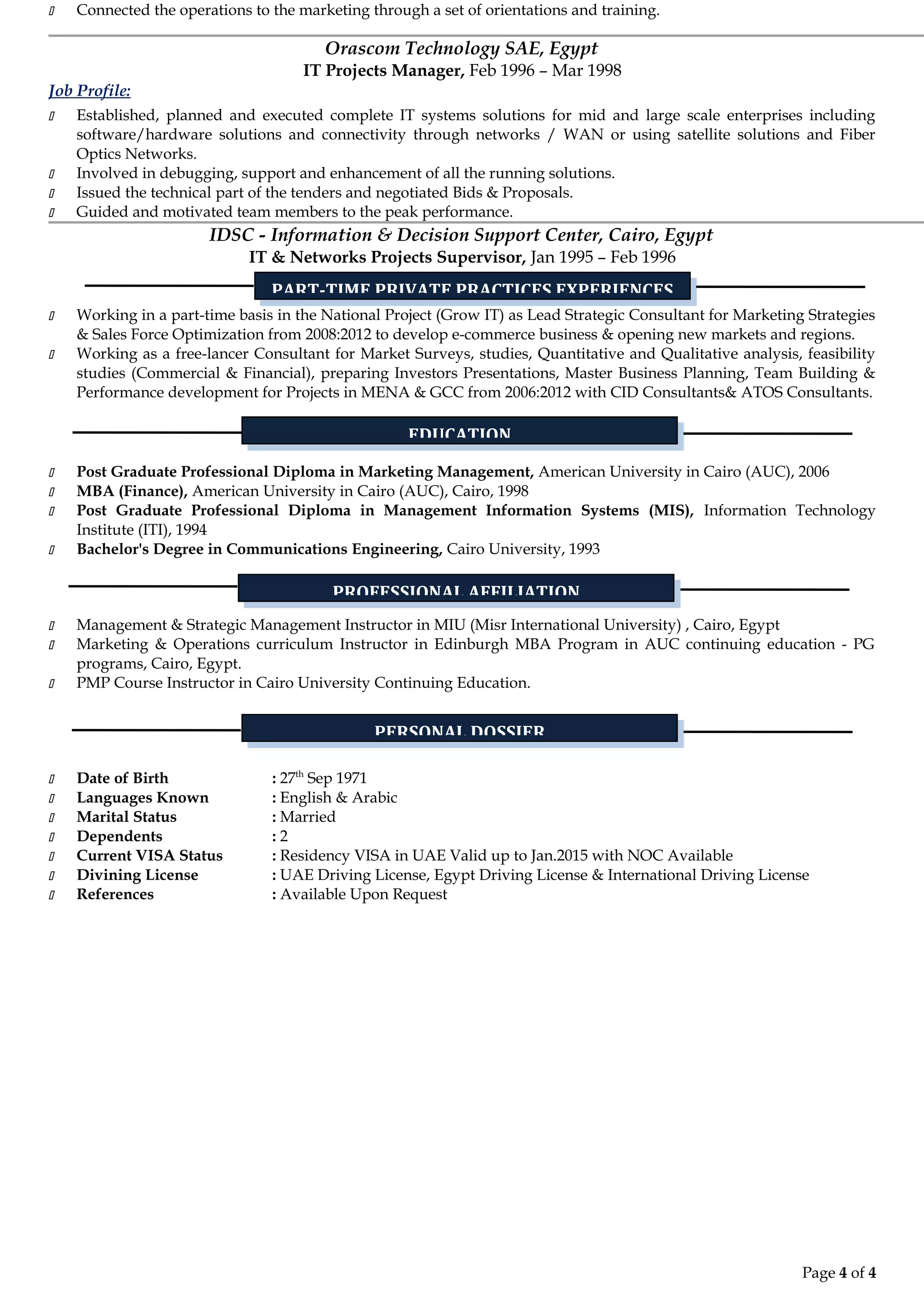 Shereef helmy abdelmalek resume - final-2-july | DOC