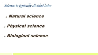 what is science | PPTX