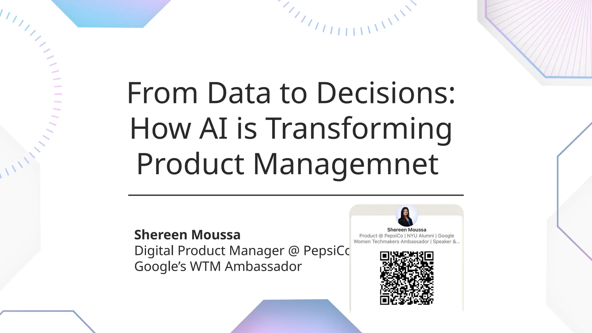 apidays New York 2025 - How AI is Transforming Product Management by Shereen Moussa at PepsiCo ...