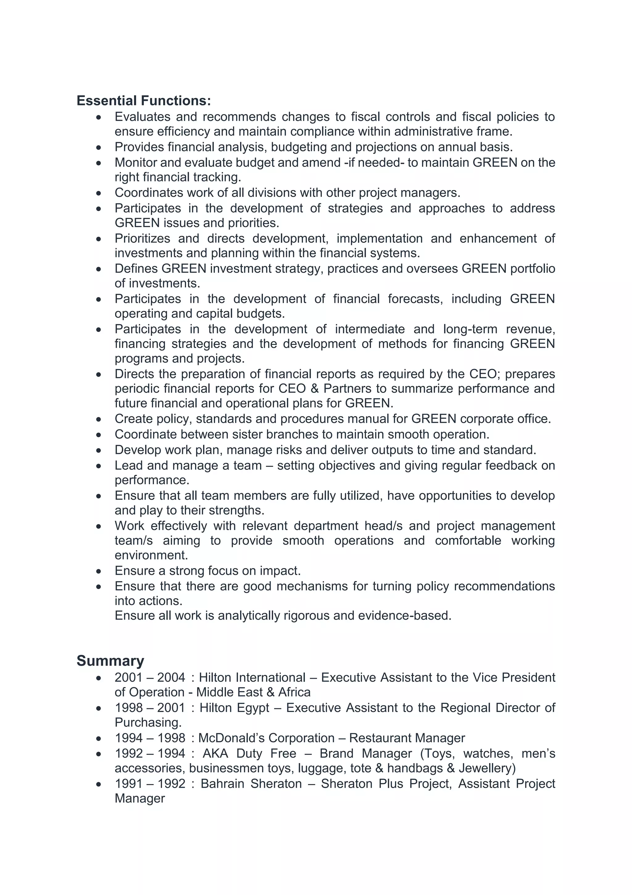 Shereen Salah cv | PDF