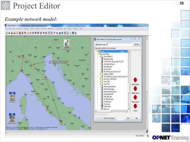 opnet | PPTX | Databases | Computer Software and Applications