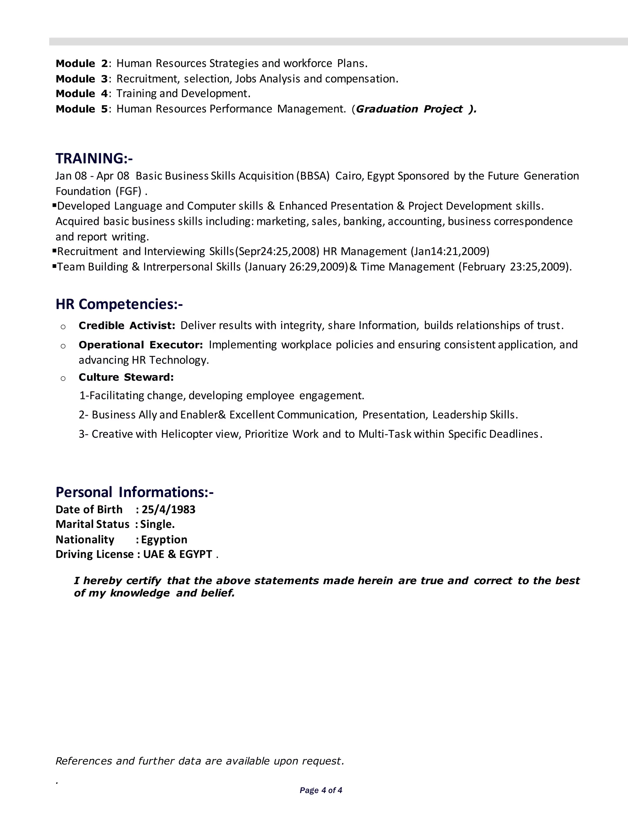 Sherif zaki resume hr (2) | DOCX