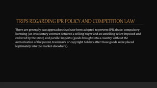 Competition Law and IPR | PPTX