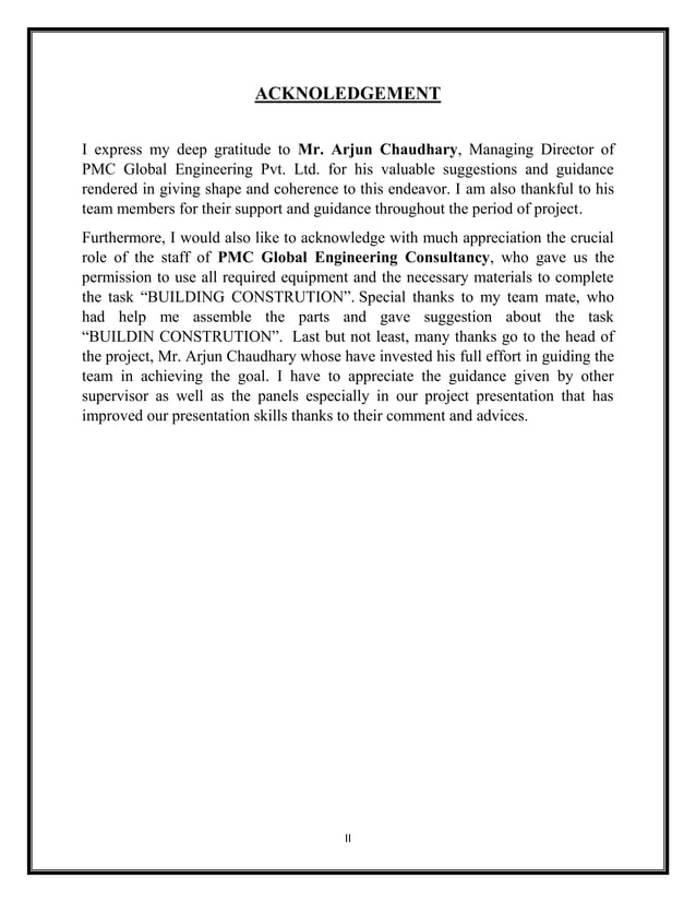 REPORTS ON BUILDING CONSTRUCTION | PDF