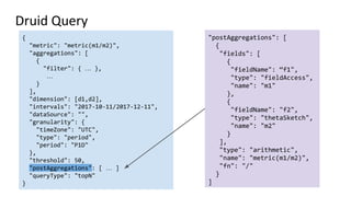 Sherlock: an anomaly detection service on top of Druid | PPT
