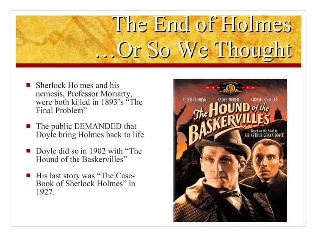 Sherlock Holmes | PPT