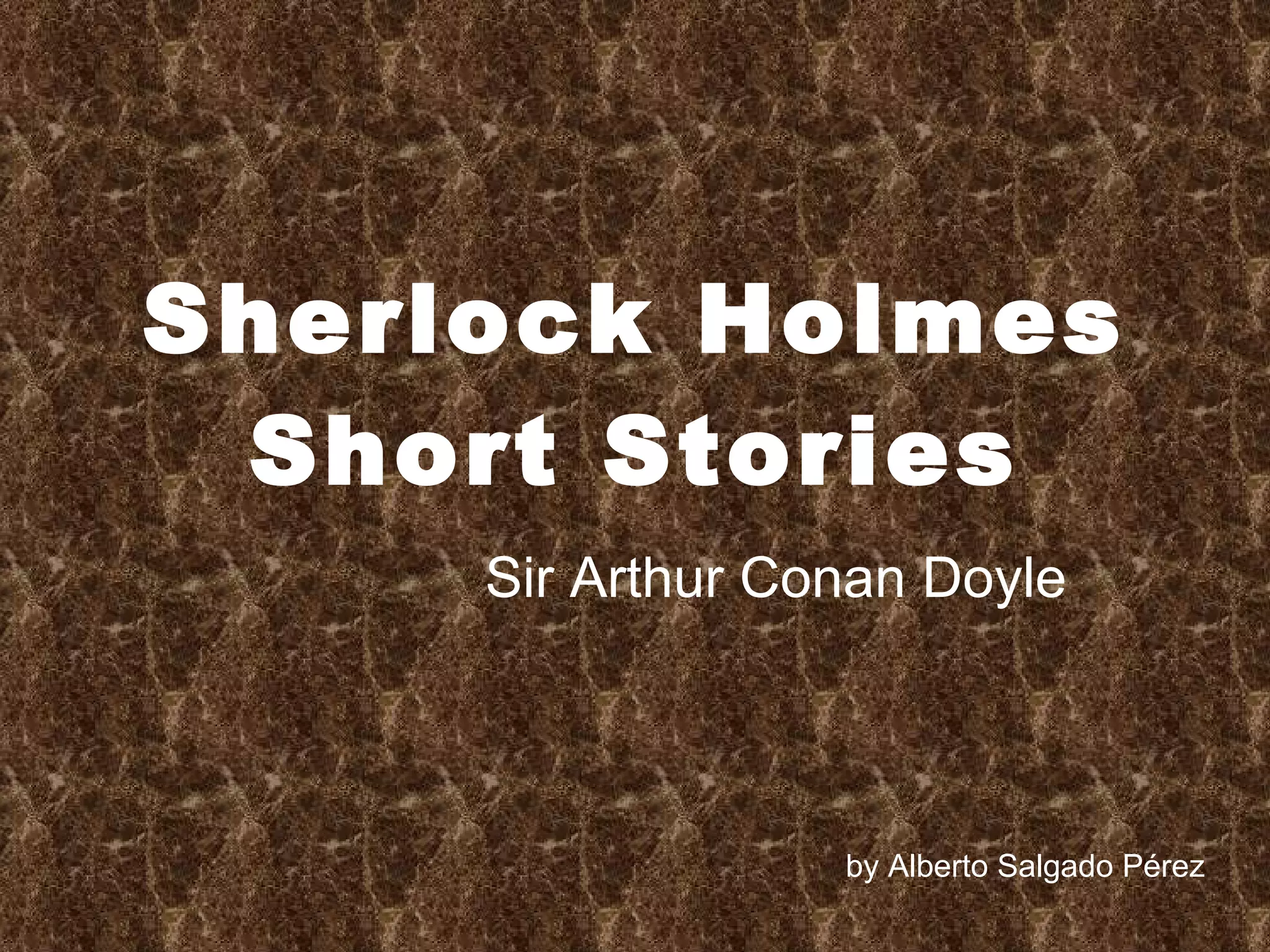 Sherlock Holmes | PPT