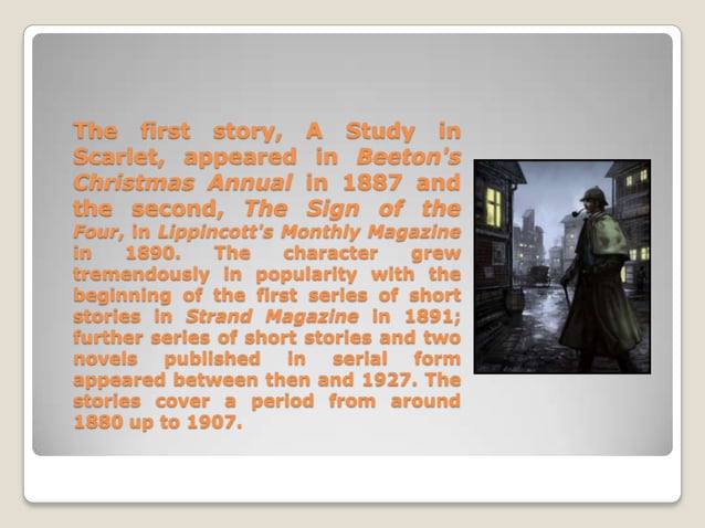 Sherlock holmes! | PPT