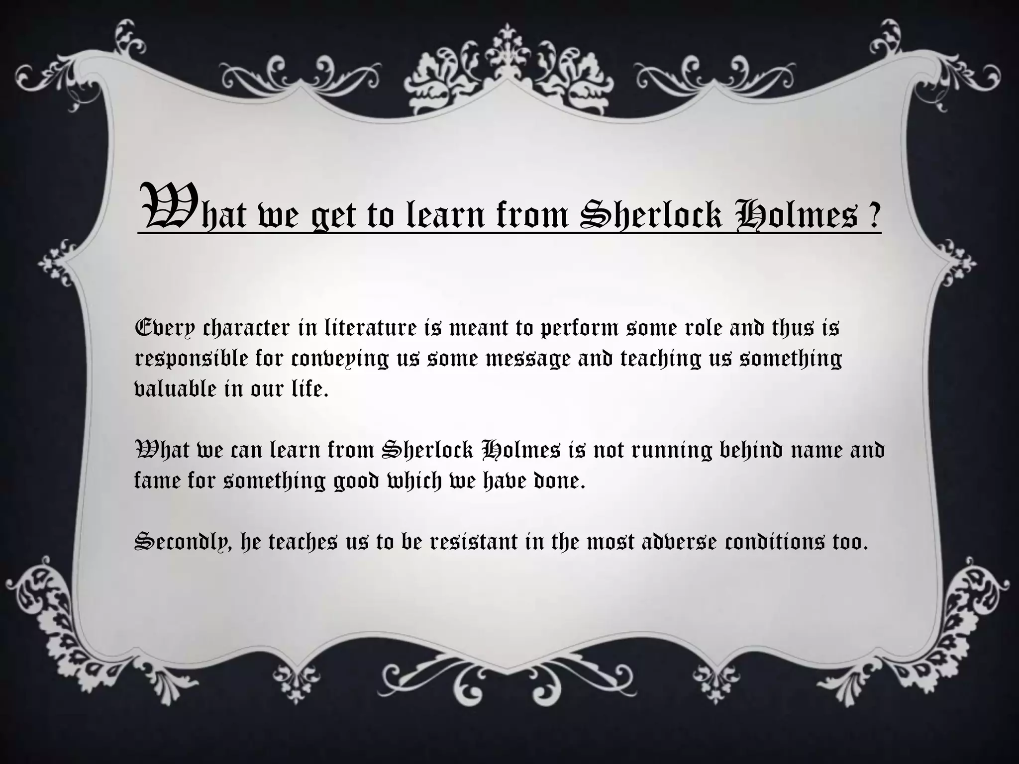 Sherlock holmes | PPTX
