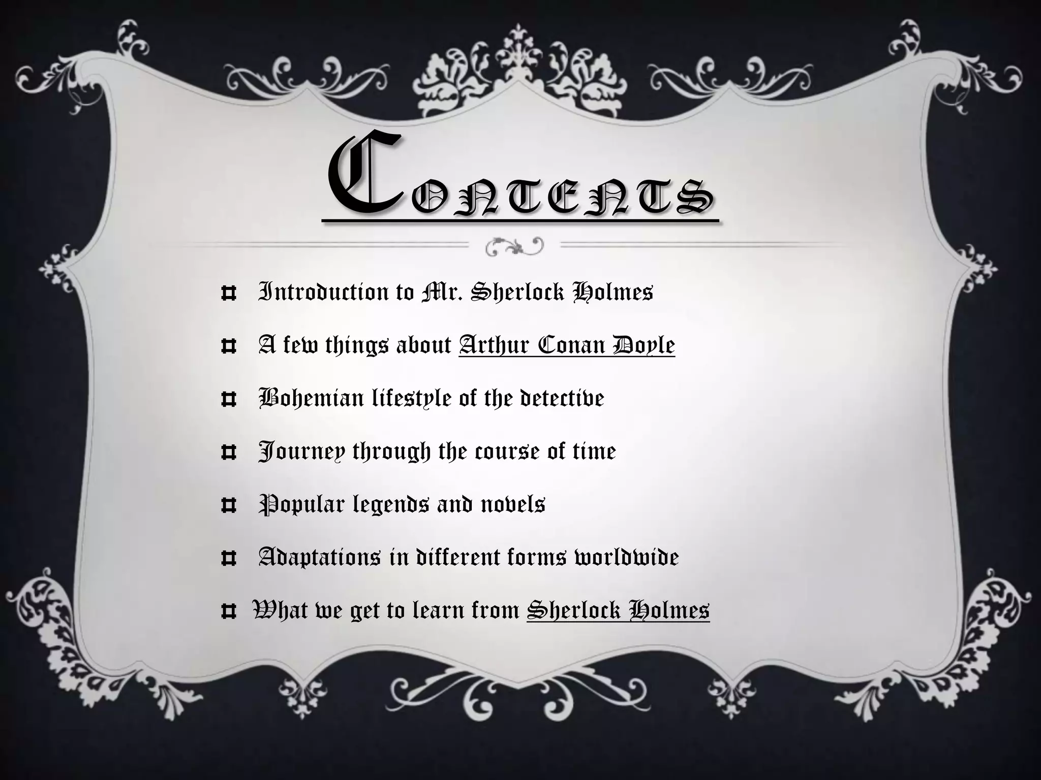 Sherlock holmes | PPTX