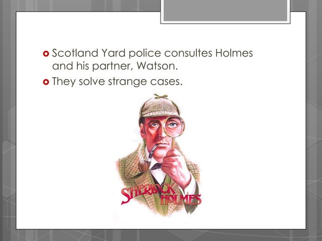 Sherlock holmes | PPT
