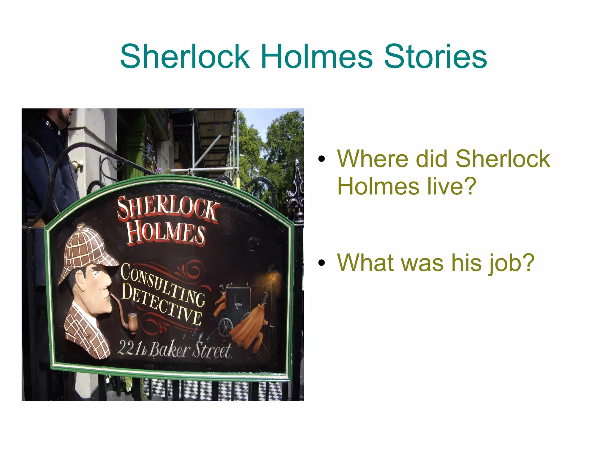 Sherlock holmes | ODP