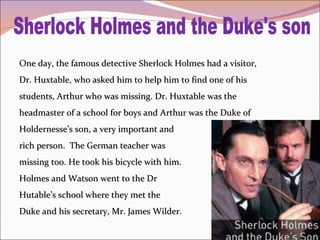 Sherlock holmes (2) | PPT
