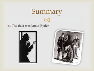 Sherlock holmes : the blue diamond | PPTX