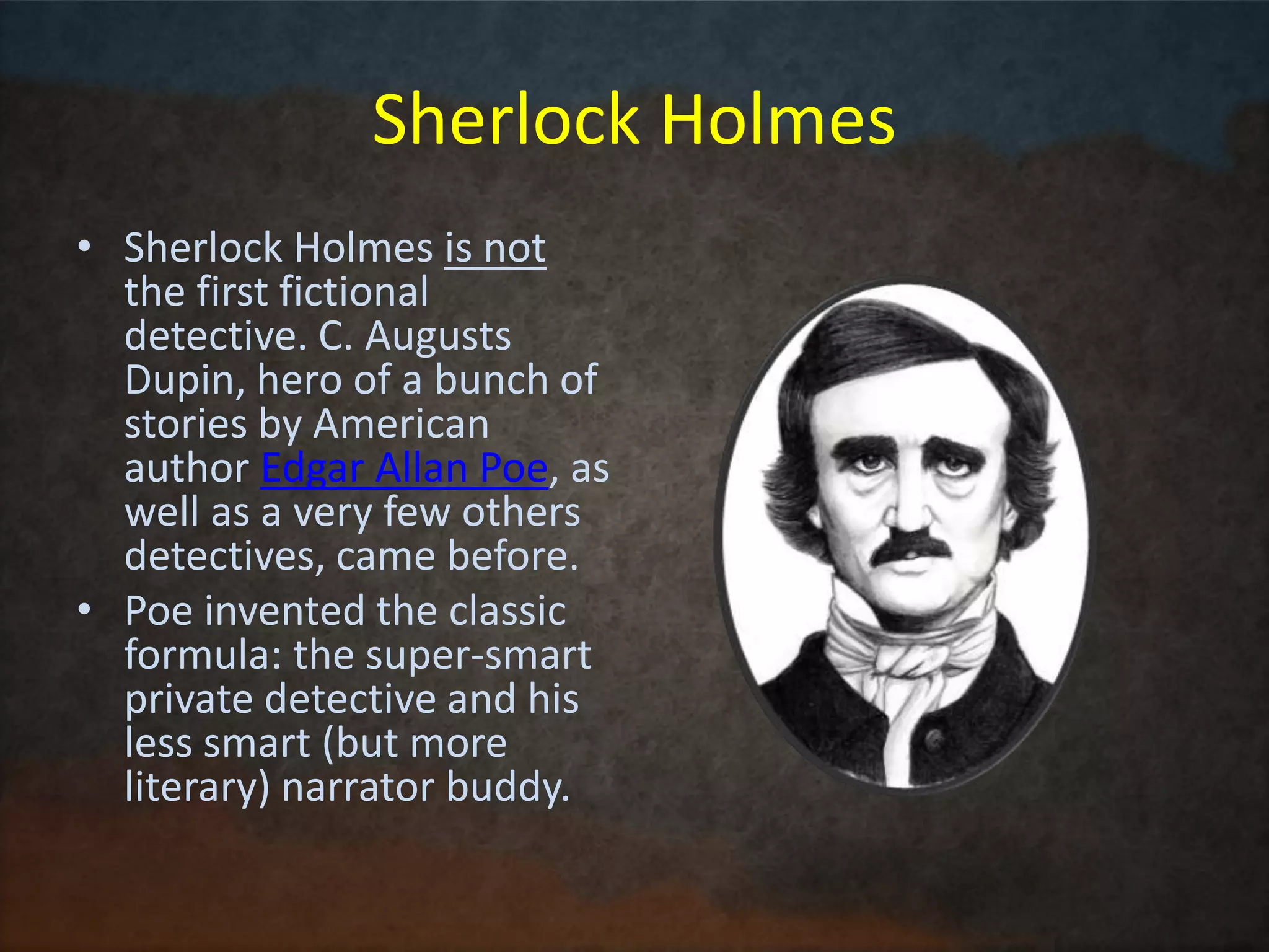 Sherlock holmes intro | PPTX