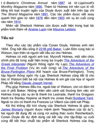 Sherlock holmes toàn tập cho ai cần | PDF