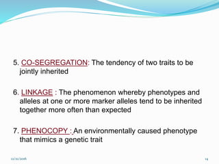 Sherlyn's genetic epidemiology | PPTX
