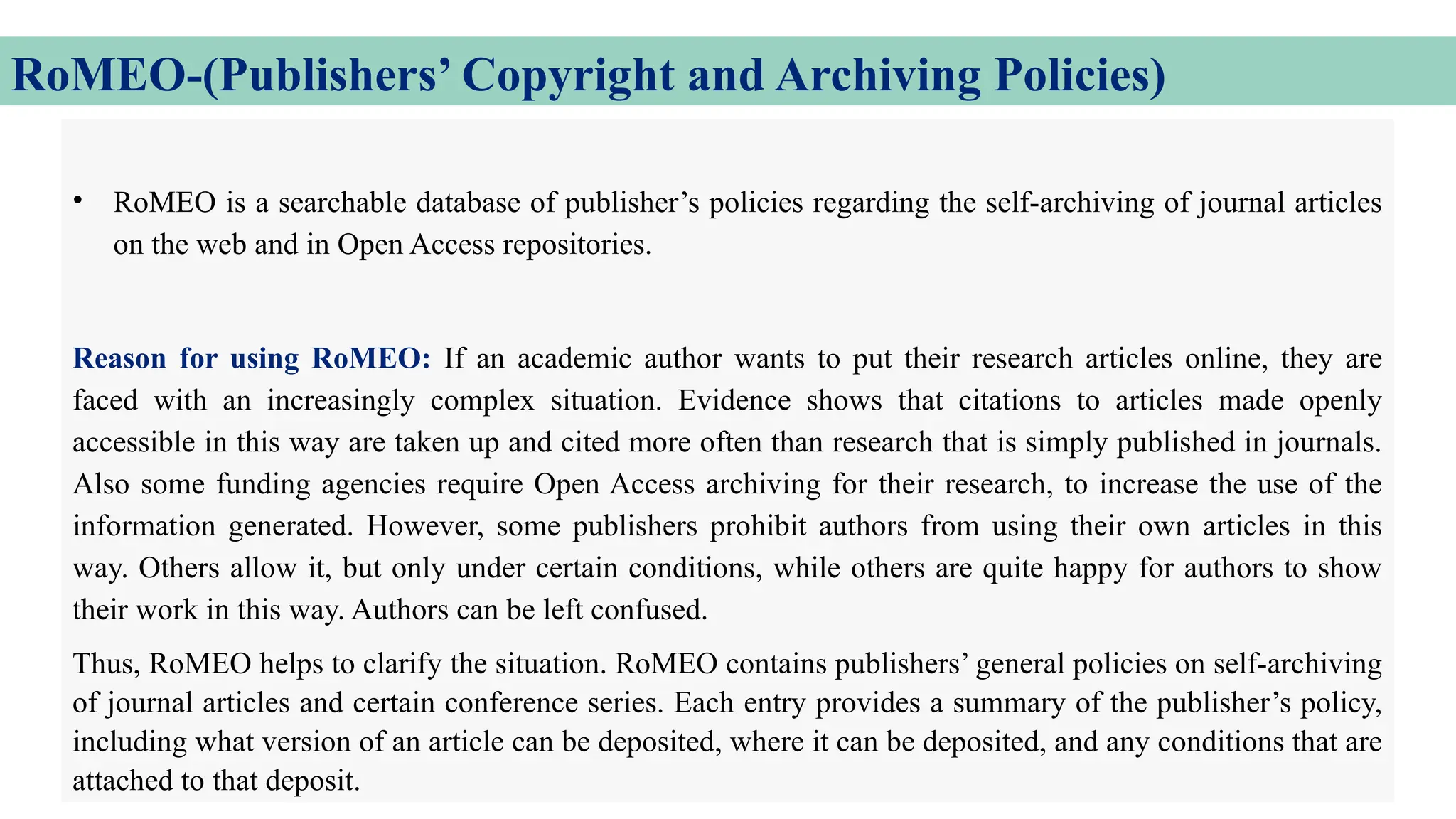 SHERPA-RoMEOOpenAccessDatabasePresentation.pptx