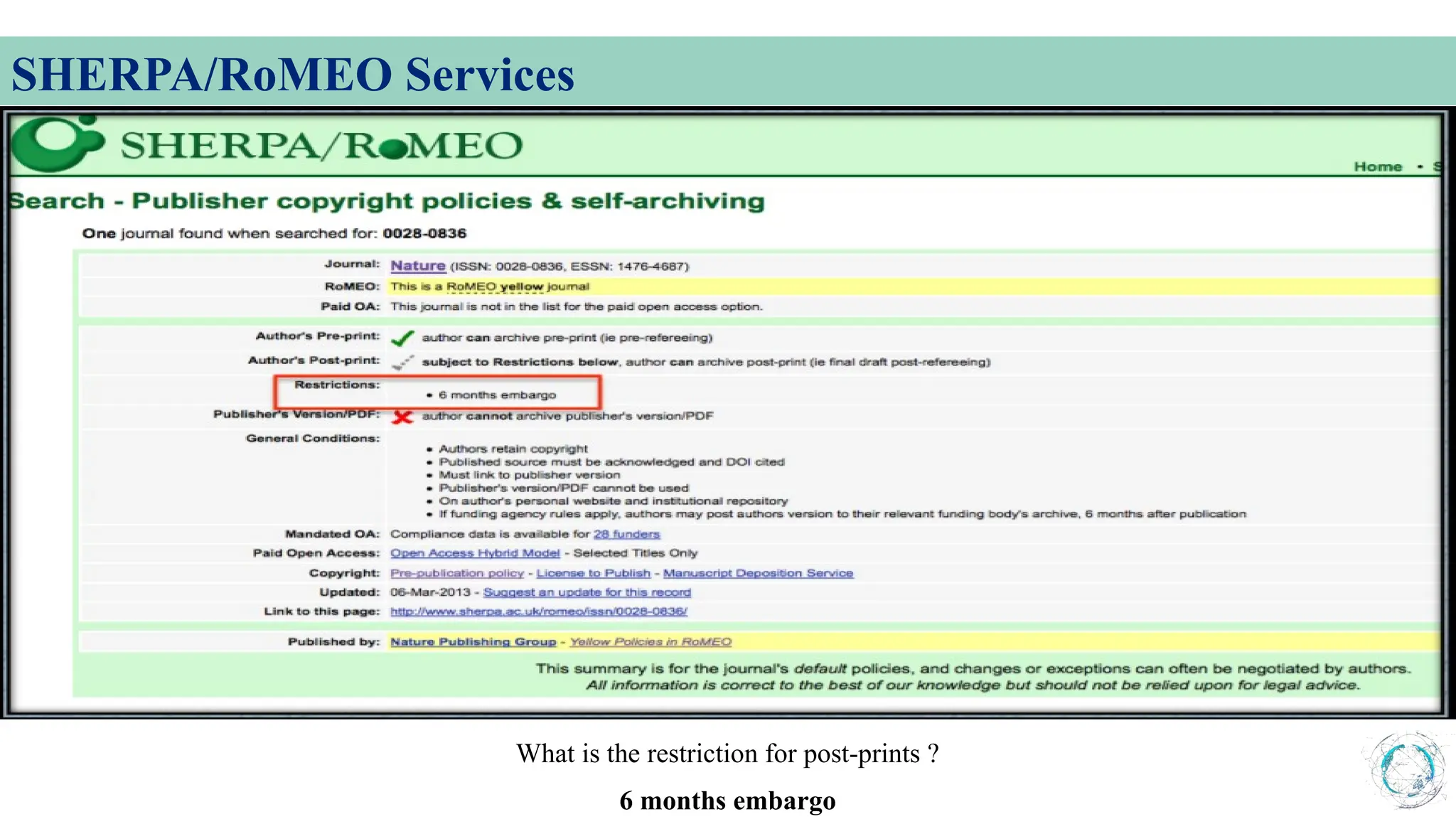 SHERPA-RoMEOOpenAccessDatabasePresentation.pptx