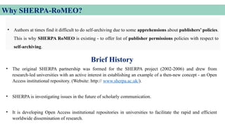 SHERPA-RoMEOOpenAccessDatabasePresentation.pptx