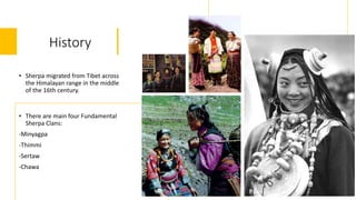 Sherpa's Culture and Lifestyle | PPTX