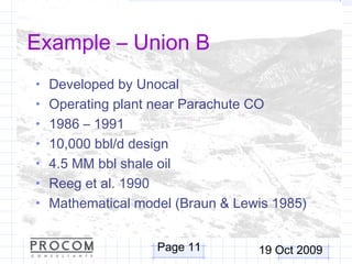 Sherritt(2009)Advances In Steady State Process Modeling Of Oil Shale ...