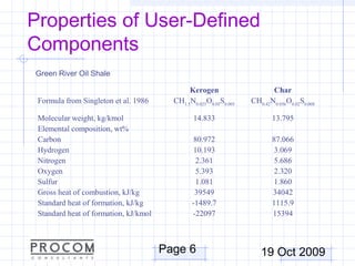 Sherritt(2009)Advances In Steady State Process Modeling Of Oil Shale ...