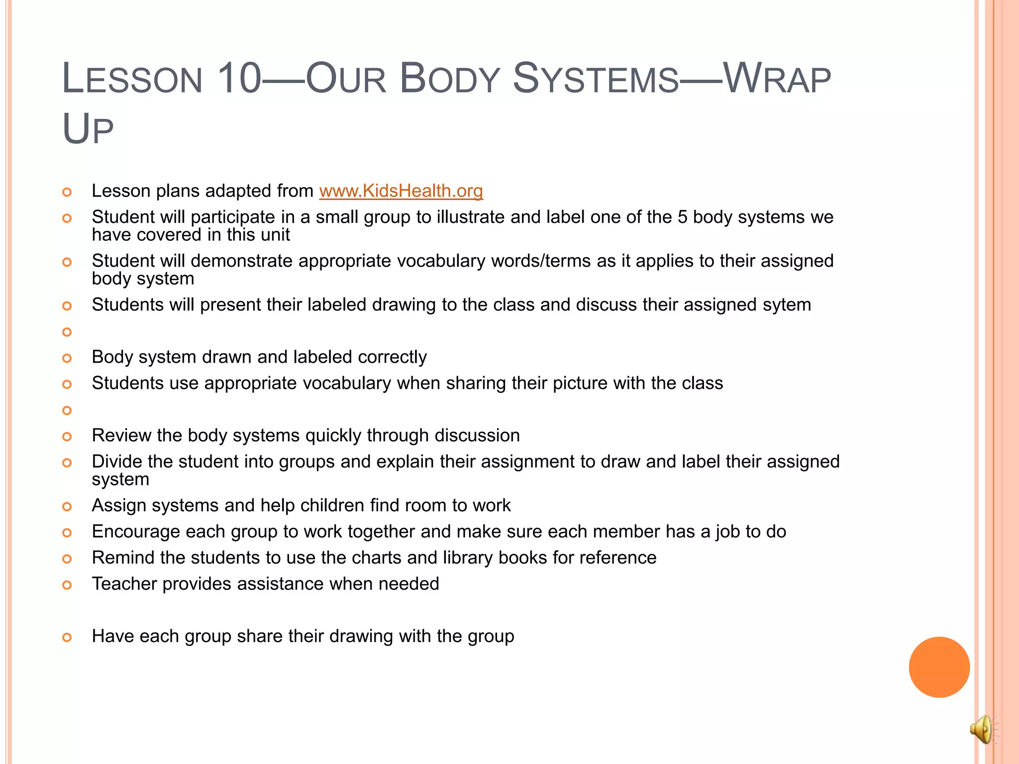 Sherry baltscheit -human body systems power point | PPTX