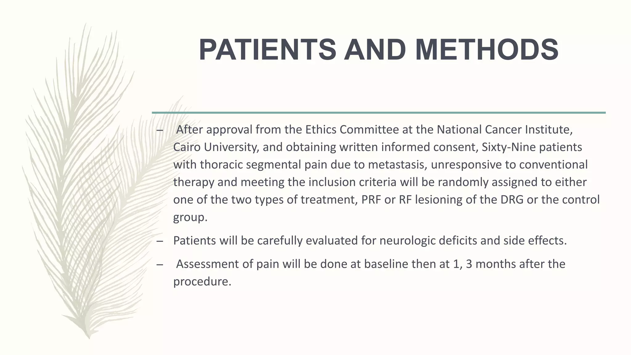 Comparison between Dorsal Root Ganglion Thermal Radiofrequency versus ...
