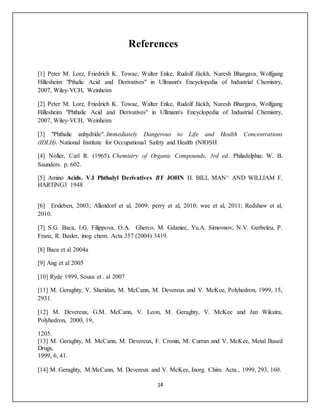 Nitration of phthalic acid and its reduction | DOCX