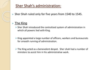 Sher shah sur | PPTX