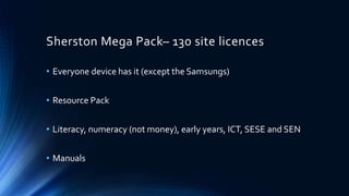 Sherston | PPTX | Technology & Computing