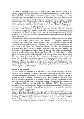 Deep Web: Databases on the Web | PDF