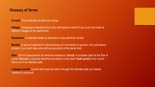 She training module electrical safety | PPTX