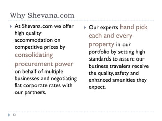 Introducing SheVana, Book a place you can call | PPT
