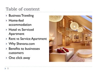 Introducing SheVana, Book a place you can call | PPT