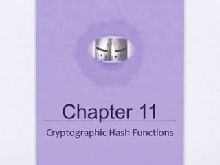 secure hash function for authentication in CNS | PPT