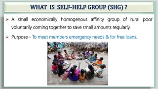 Self Help Groups | PPTX